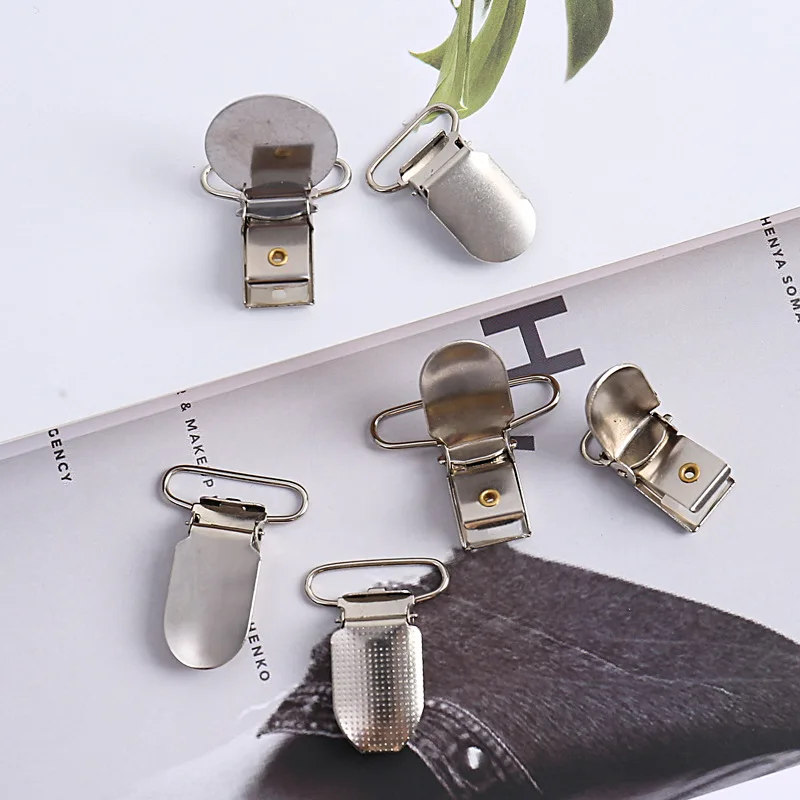 High Quality Iron or Stainless Steel Metal Suspender Clip Pacifier ...