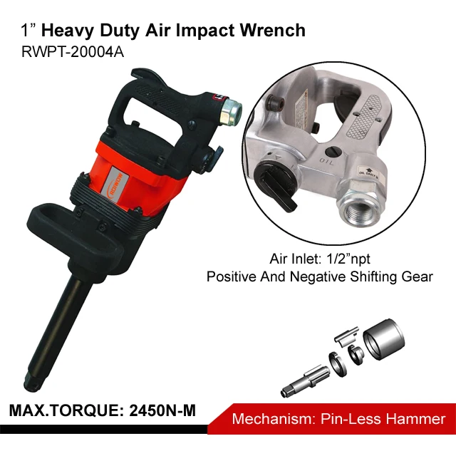 Professional Pneumatic Torque Wrench 1 Inch Air Impact High Torque ...