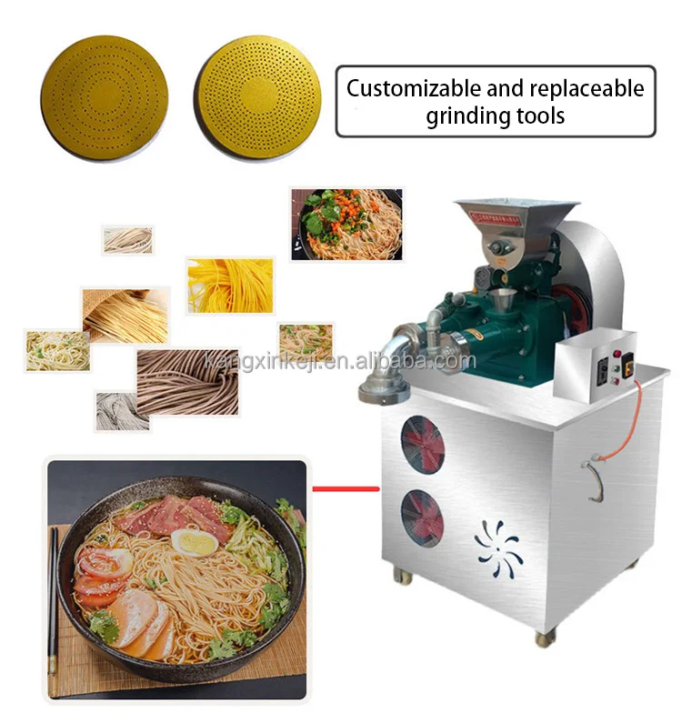 Commercial Rice Flour Macaroni Noodles Extruder Extruding Corn Pasta ...