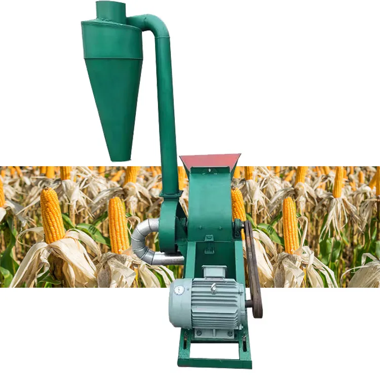Electric Motor diesel Engine Driving Maize Straw Wood Sawdust Making ...