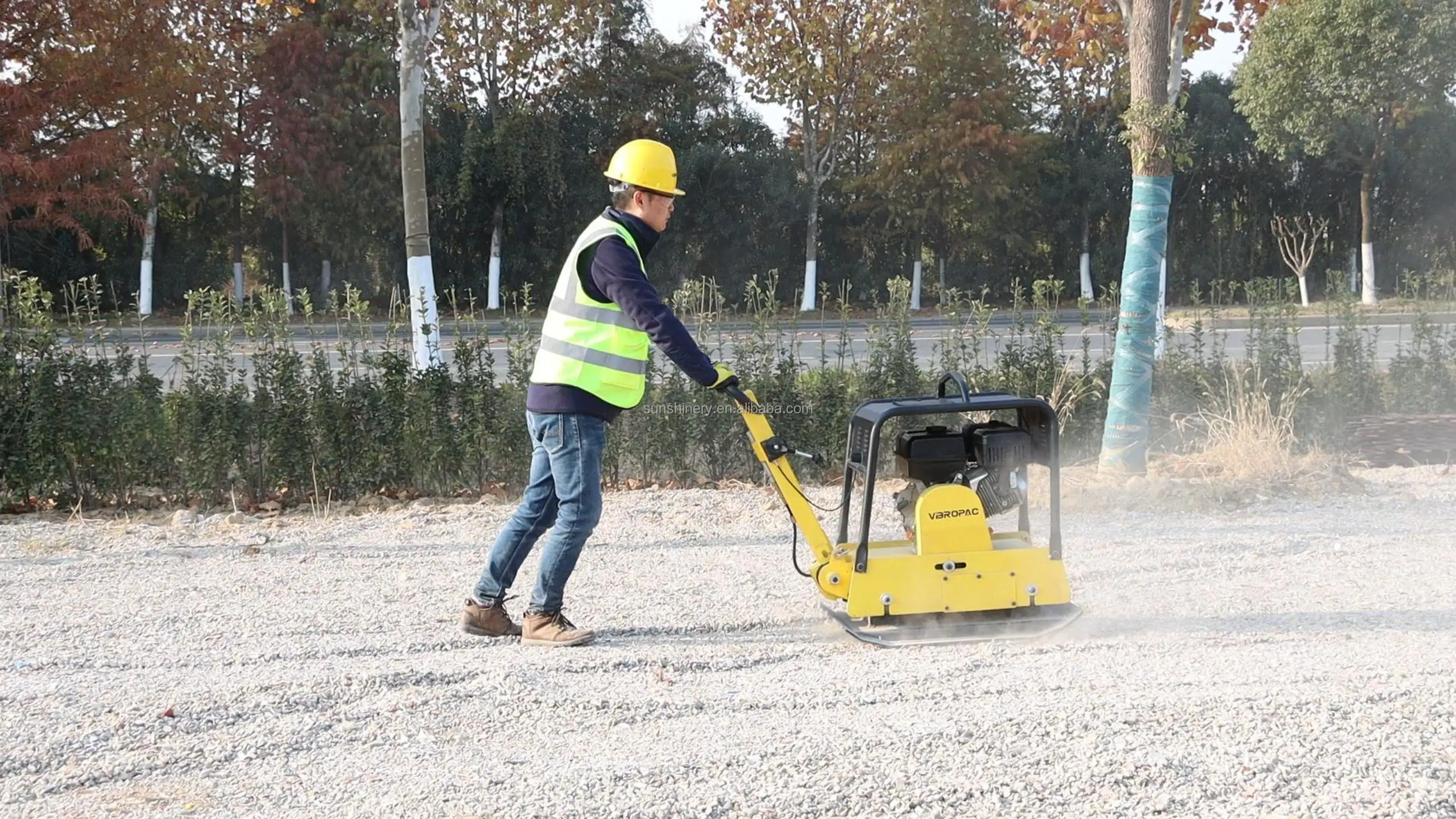VIBROPAC ss-330 Reversible Hydraulic Plate Compactor For Road Compact ...