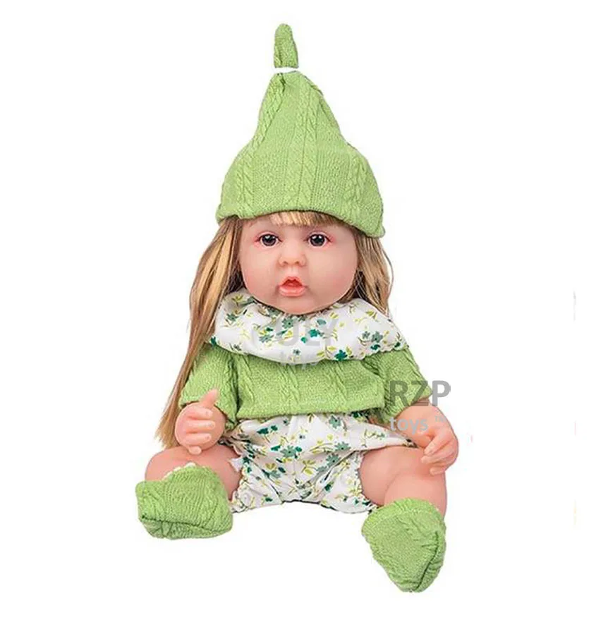 14-inch Full-body Soft Glue Simulation Reborn Doll With Touch Shaking ...