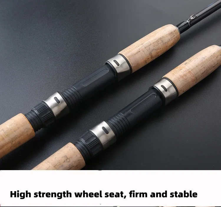 1.8m-3m Bass Fishing Rod 2 Sections Carbon Fiber for Lure Fishing in ...