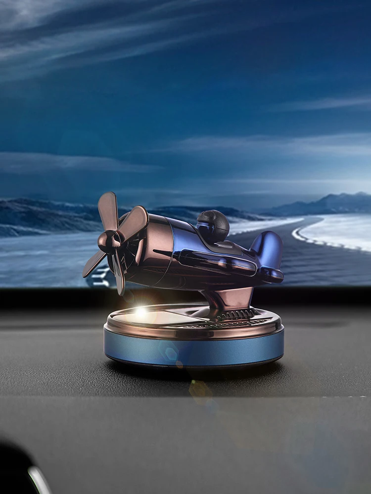 Automobile Solar Aluminum Alloy Aircraft Liquid Aromatherapy Automobile ...