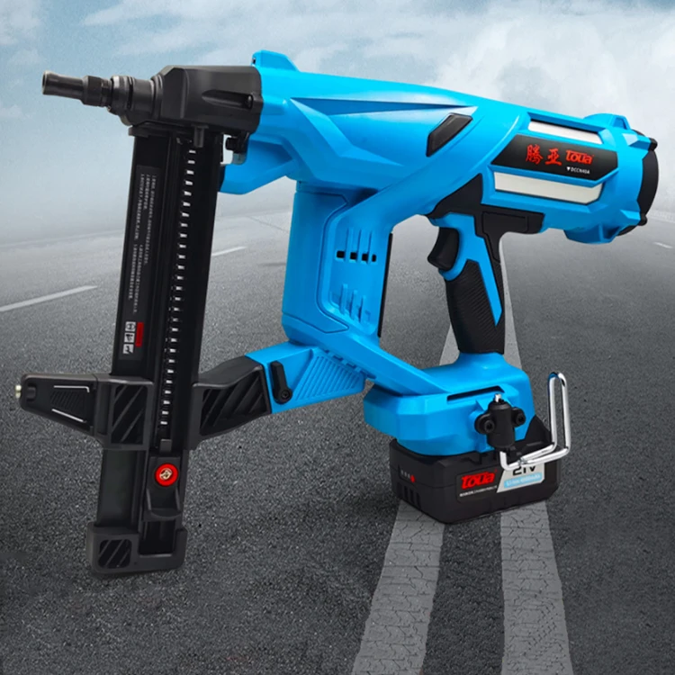 Industrial Dccn40a Electric Concrete Nail Gun Battery-powered Strip Pin ...