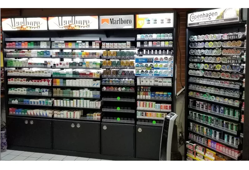 Factory Custom Smoking Shop Interior Design Tobacco Shop Display ...