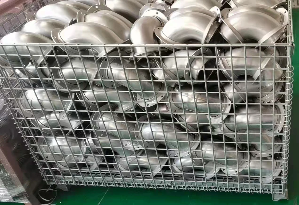 ETFE Coated Duct Exhaust Pipe Bend Elbow - Hybrid Fluoropolymer