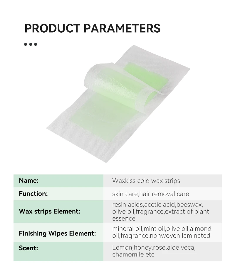 OEM Private Label Organic Cold Soft Wax Strip Depilatory