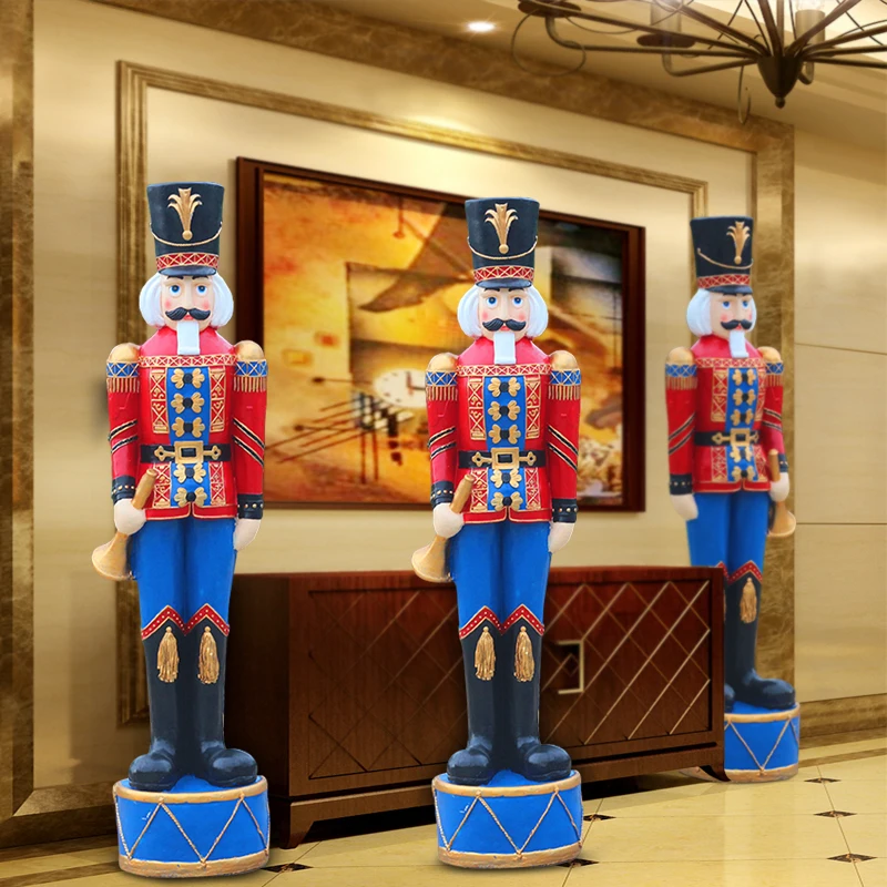 Life Size Nutcracker Statue - Perfect Outdoor Christmas Decor