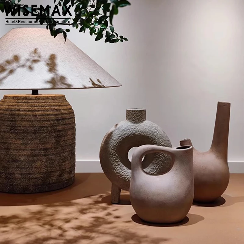 WISEMAX FURNITURE Retro Decorative Furniture Morandi Style Ceramic ...