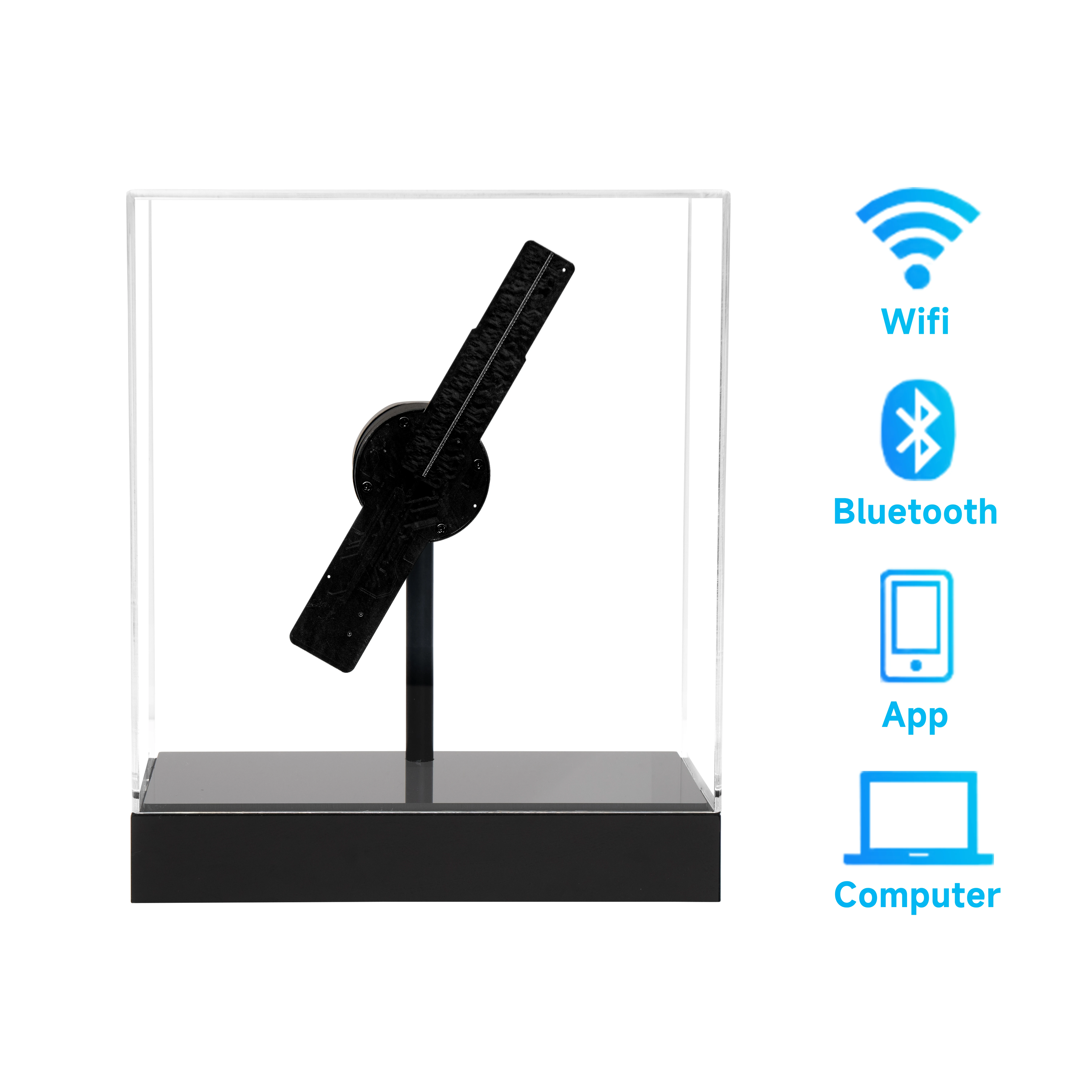 COEUS 3D Hologram Fan - Portable Wifi Projector for Events