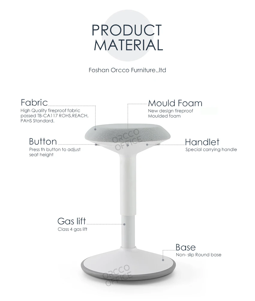 Office Lounge Ergonomic Active Standing Desk Home Sit Stand High ...