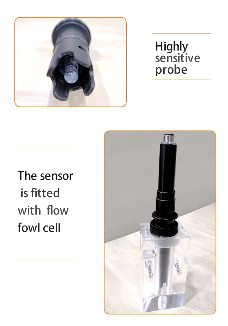 Accurate Online Digital RS485 Chlorine Sensor with 4-20ma