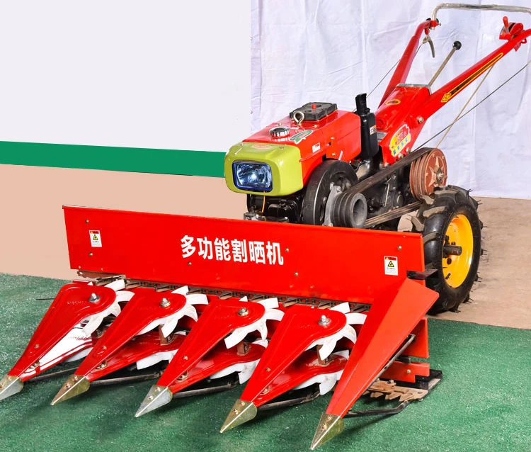 Walking Tractor Mounted Mini Harvester - Durable & Versatile