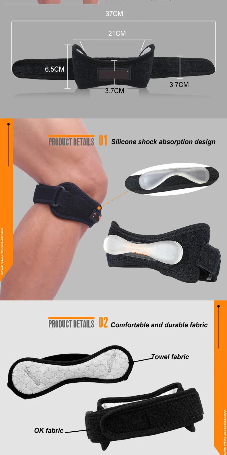 Patellar Protection Band Adjustable Patellar Tendon Stabilizer Band For ...