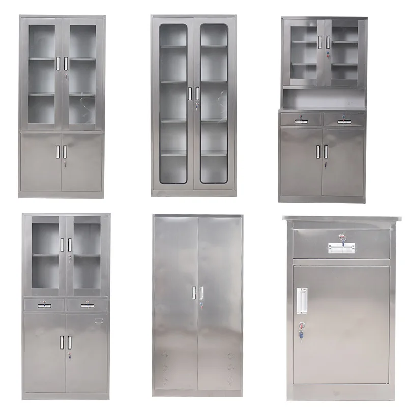 Hongan Customized Medical Storage Cabinet Hospital Furniture Stainless ...