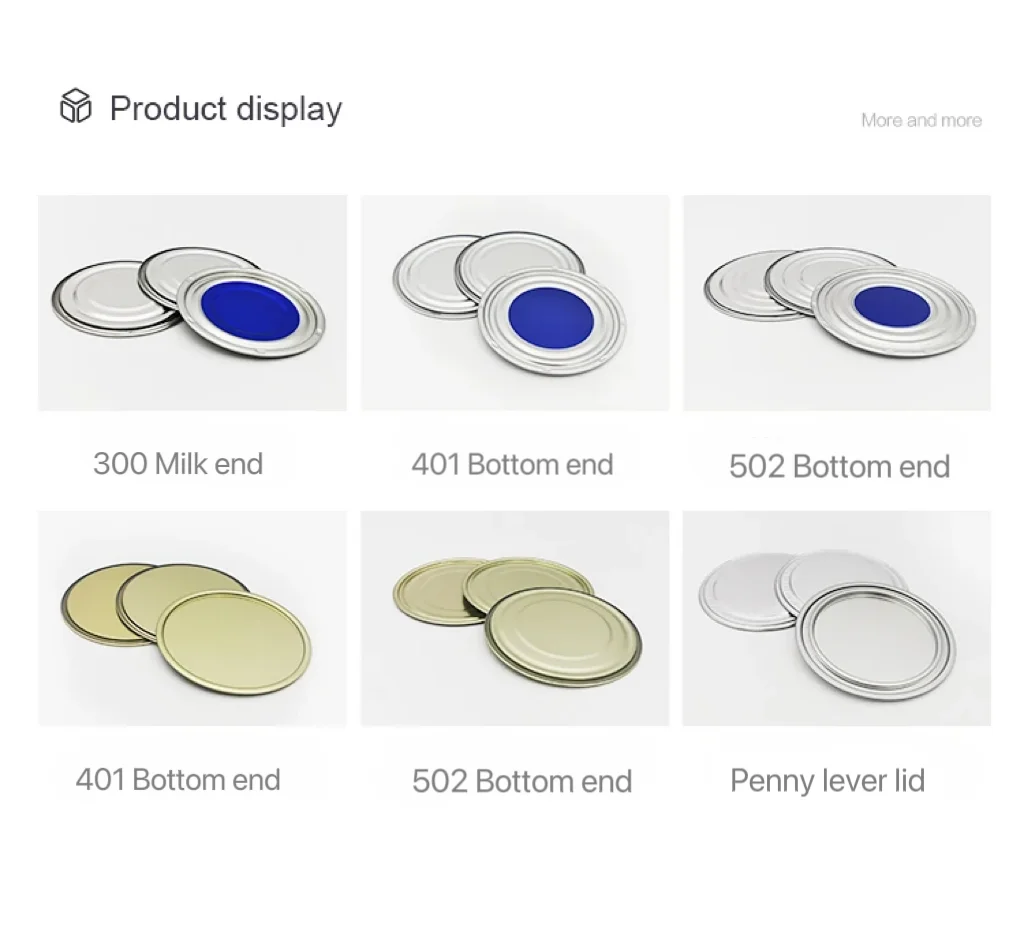 Aluminum Membrane Penny Lever Lid For Tinplate Food Cans - Buy Tinplate ...