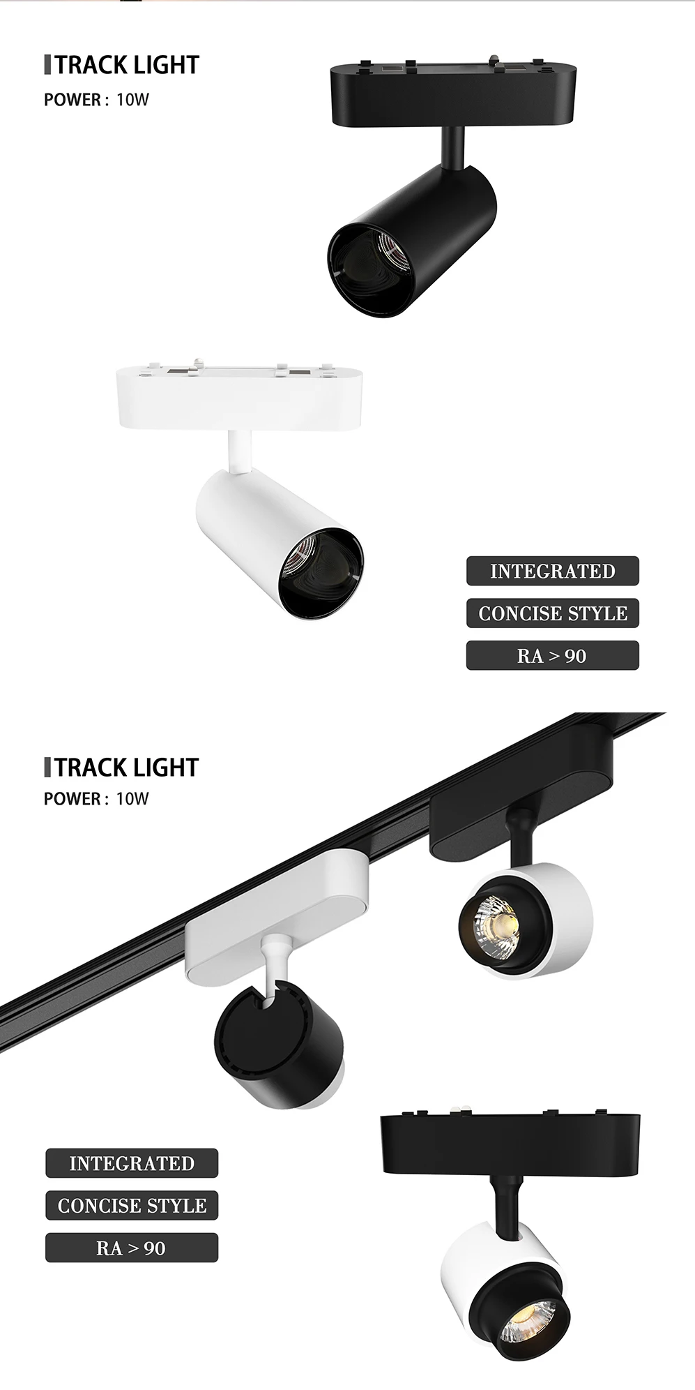 Modern Spotlight 48V LED Track Lights - Ultra Slim Magnetic System