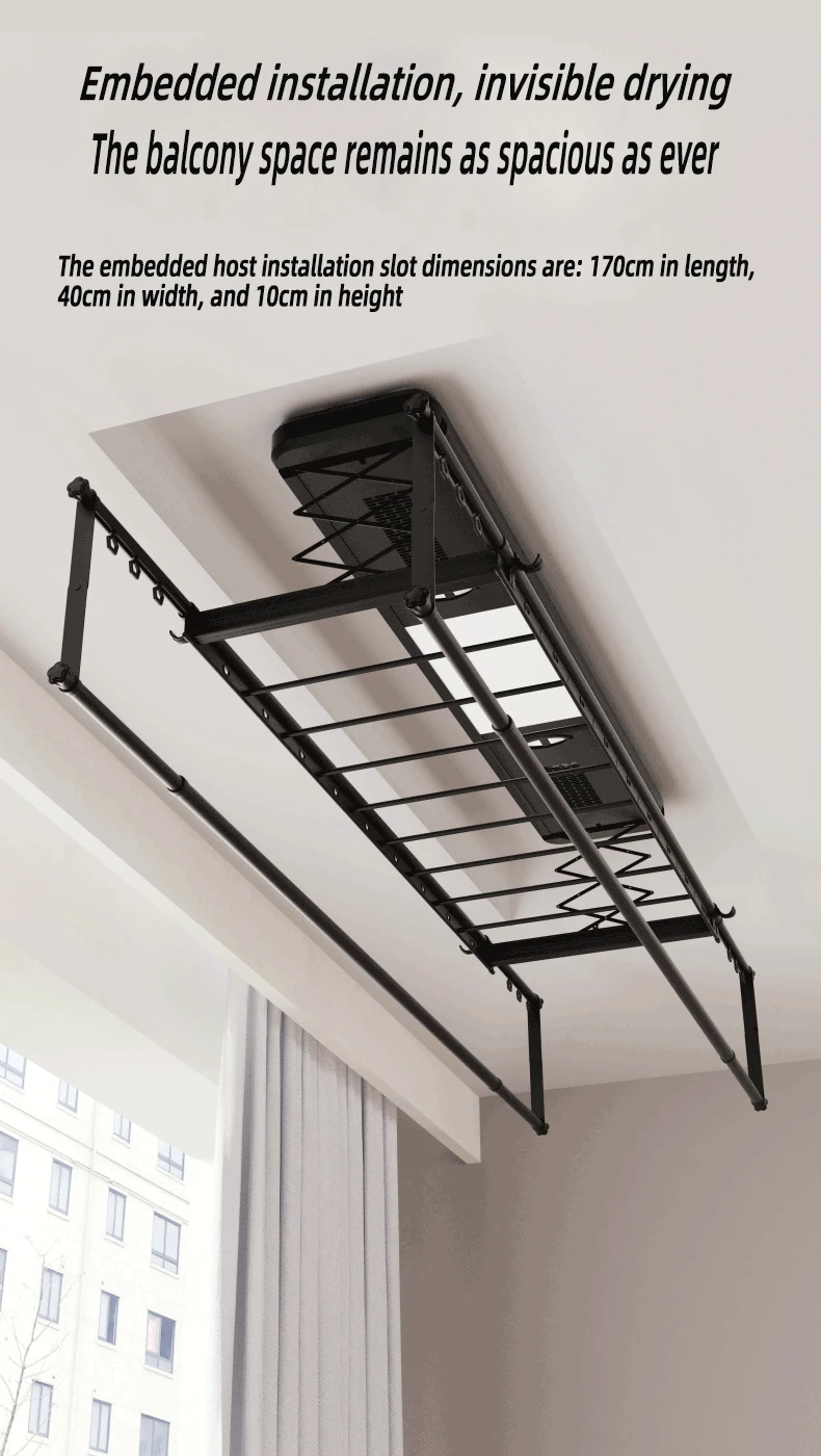 Electric Hanger - Intelligent Remote Control Drying Pole