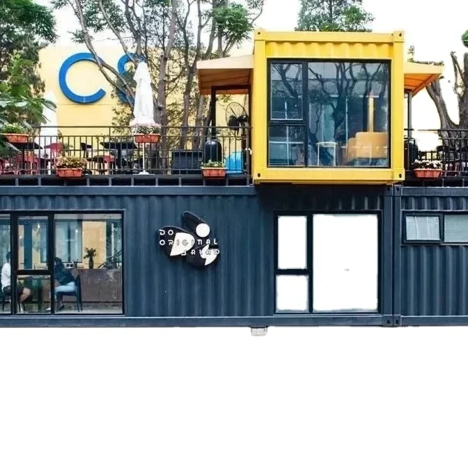 2021 Most hot luxury modular prefab shipping container restaurant 40ft ...