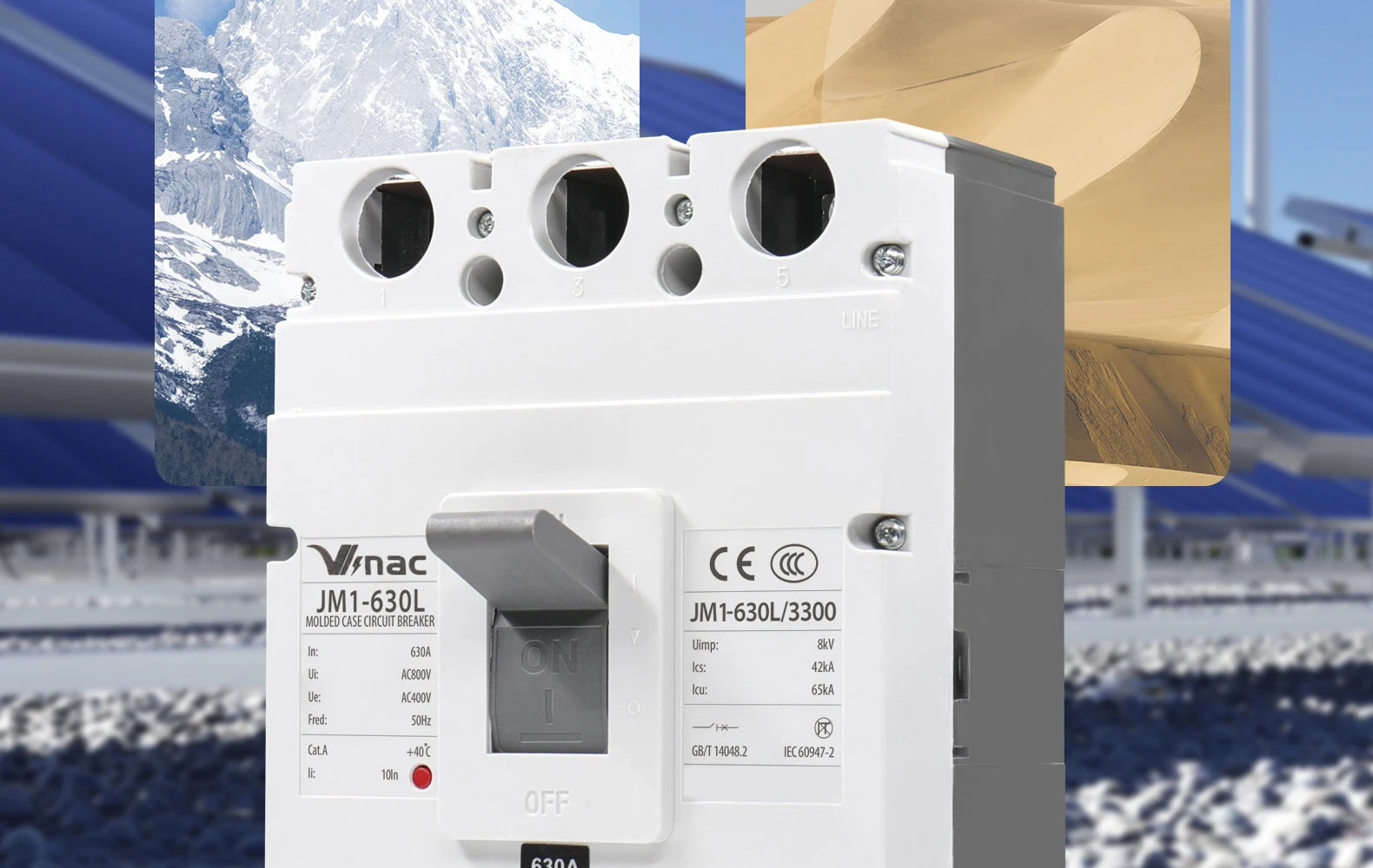 Vinac Mcb Mccb Elcb Plastic Shell Circuit Breaker Air Switch Breaker ...