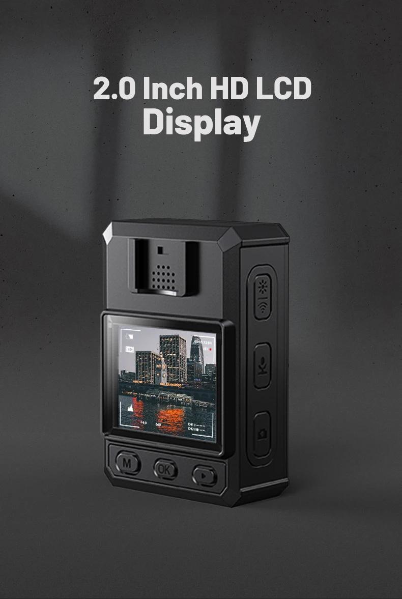 With Star Night Vision Wifi Live Streaming Wearable Body Worn Video ...