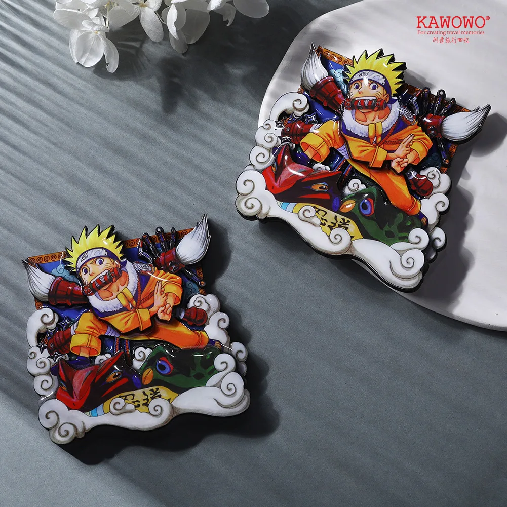 3d Refrigerator Magnets Anime Namikaze Uzumaki Hatake Character Kakashi ...