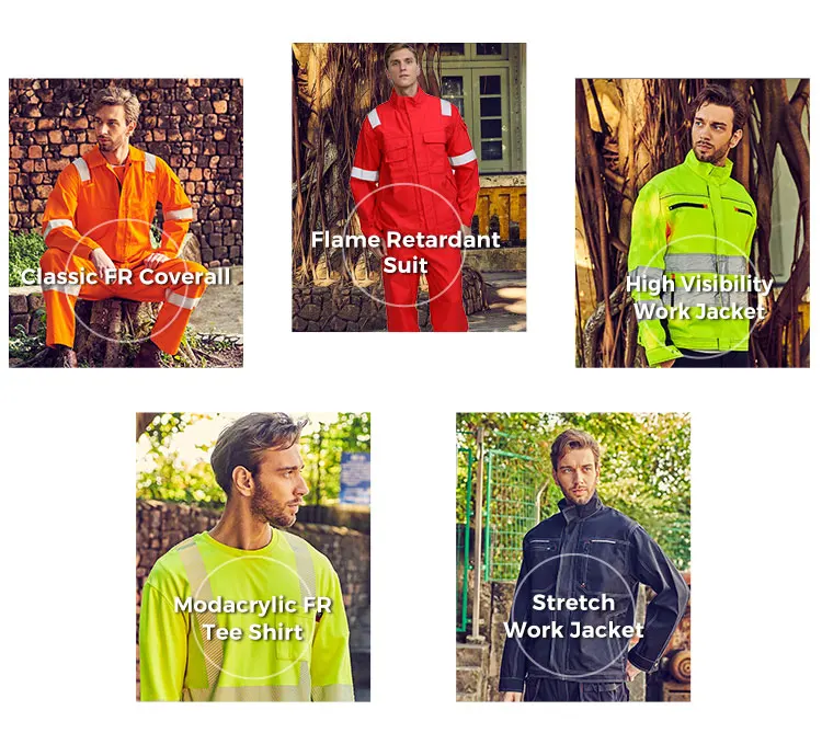 Frduratex Fire Resistant Reflective Electrician Workwear Safety Suit ...