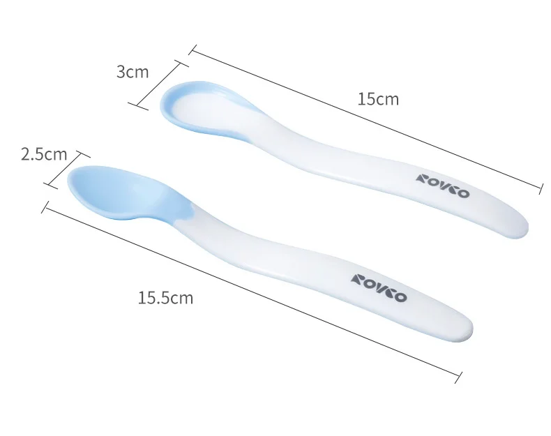 Pp Temperature Sensitive Silicone Color Changing Baby Feeding Training ...