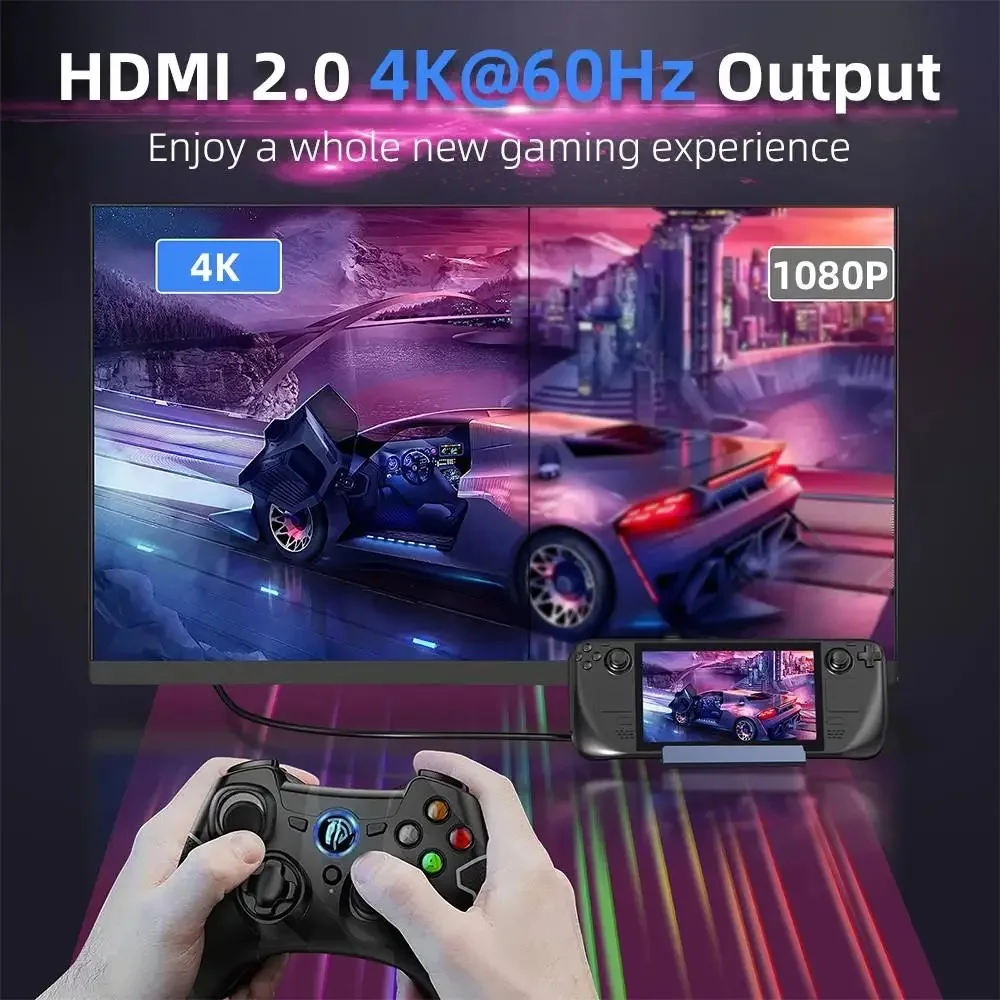 6-in-1 Steam Deck Dock Stand Docking Station for Steam Deck Compatible ...