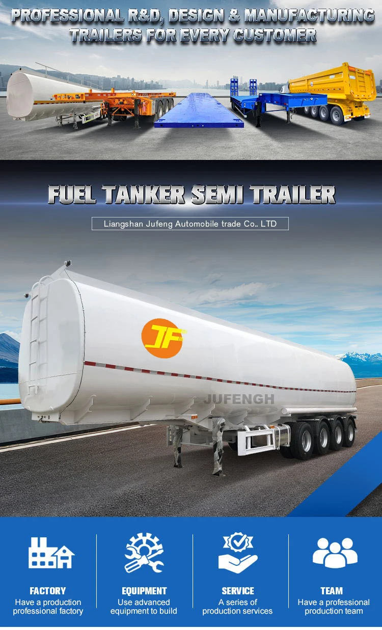 Factory Heavy Duty 2 3 Axle Large Capacity Fuel Tank Oil Transport Tanker Semi Trailer - Buy 3 ...
