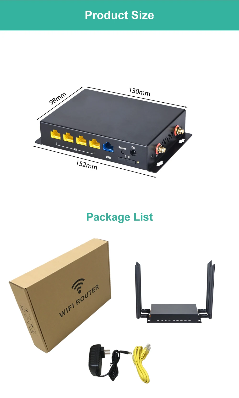 HUASIFEI 300mbps WS988 4g Router - Reliable Wi-Fi Solutions