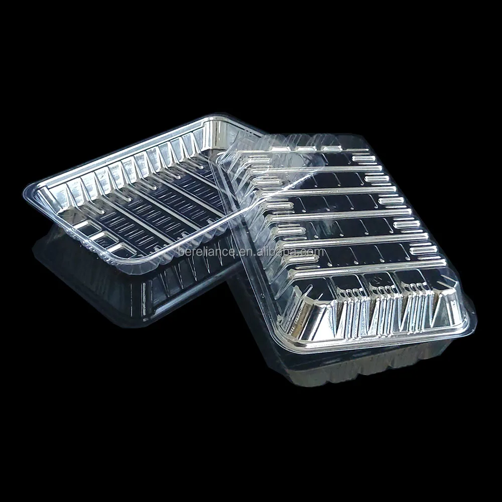 Transparent PET Plastic Insert Packaging Tray for Meat Fish Fruit ...