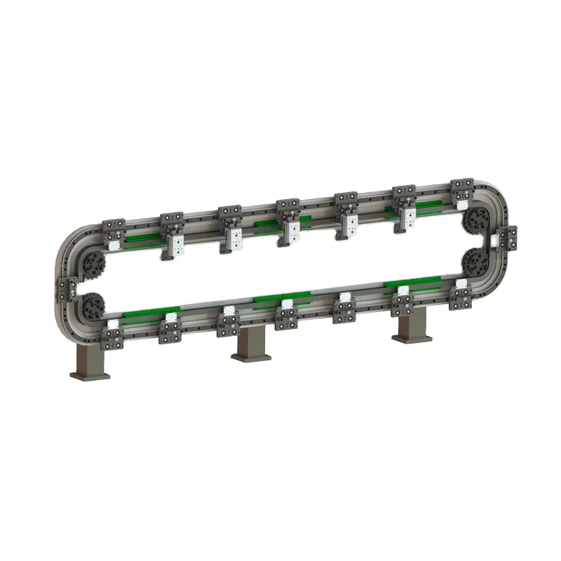 Vertical circular guide rail circulation conveyor line, non-standard ...