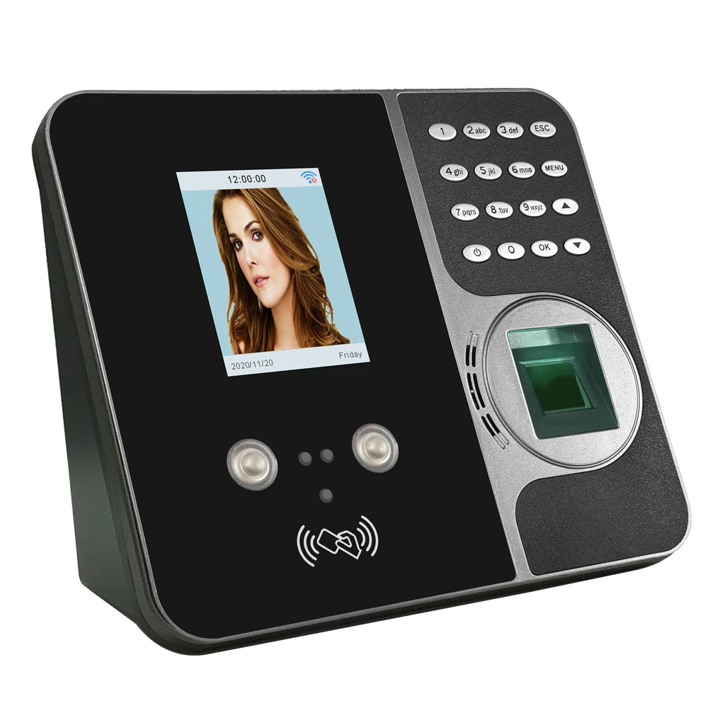 Realand F-g495 Face Fingerprint Biometric Recognition Time Attendance ...