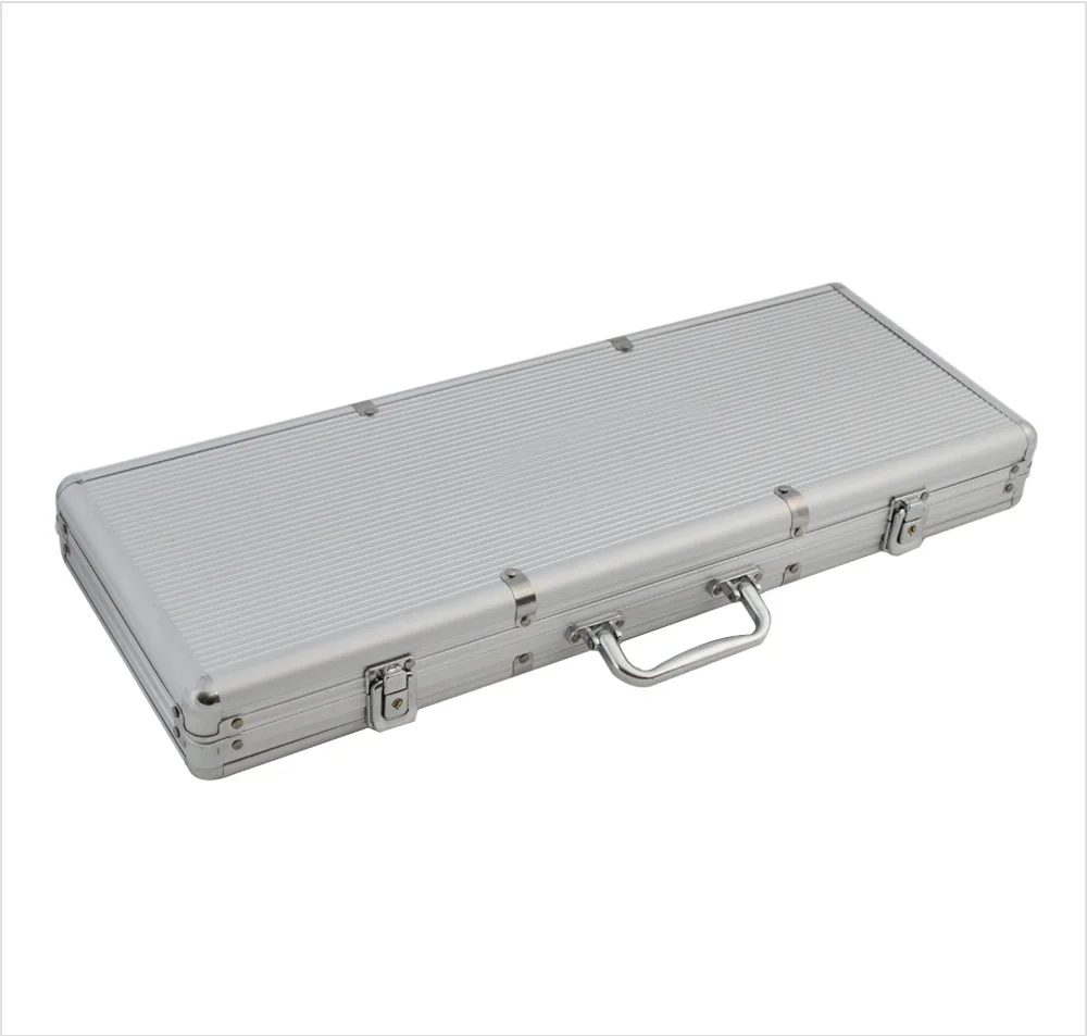 Customized Size Long Sliver Hard Aluminum Carrying case for Guitar with ...
