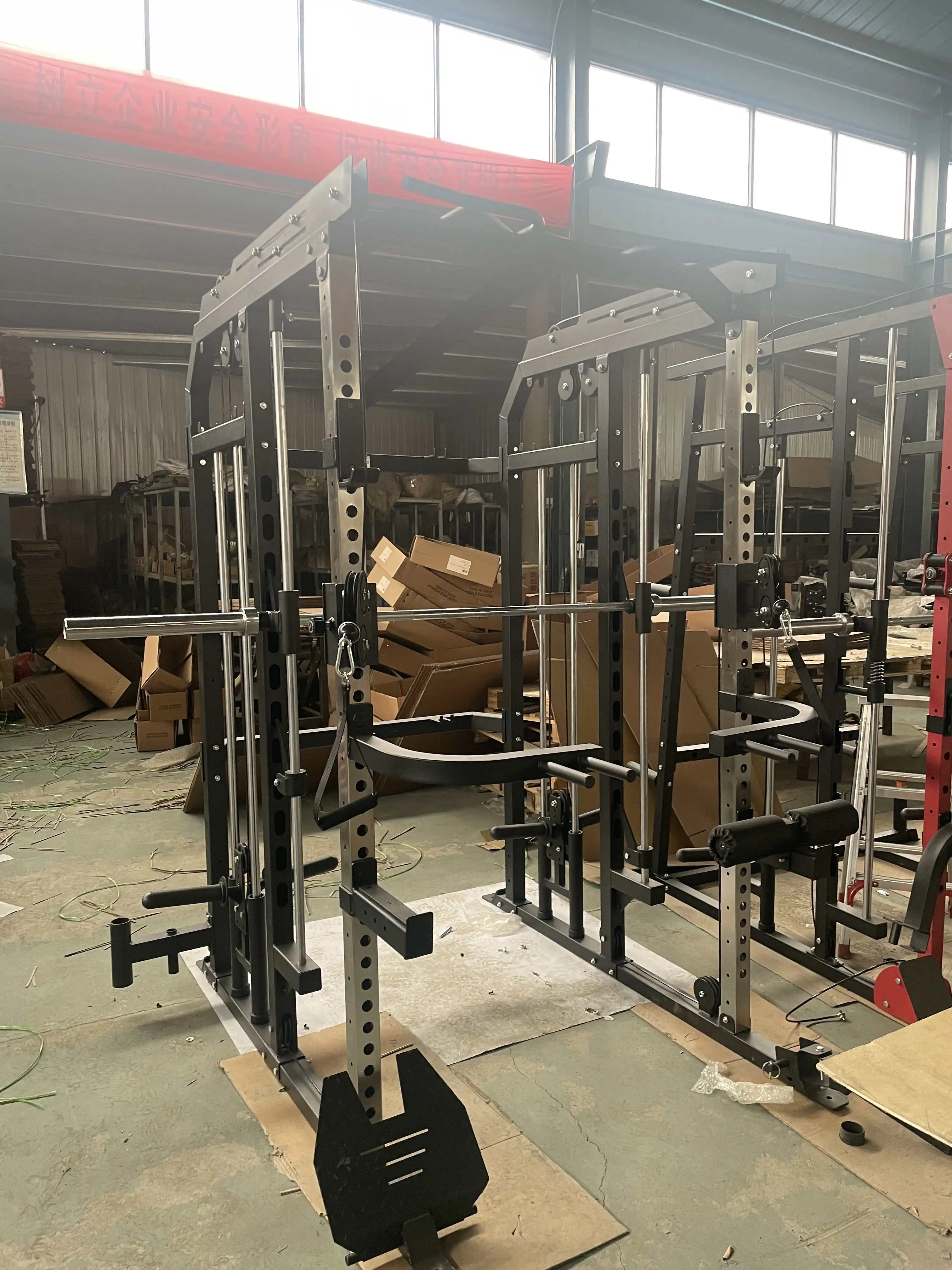 Smith Machine Power Rack for Home Gym & Strength Training - OEM