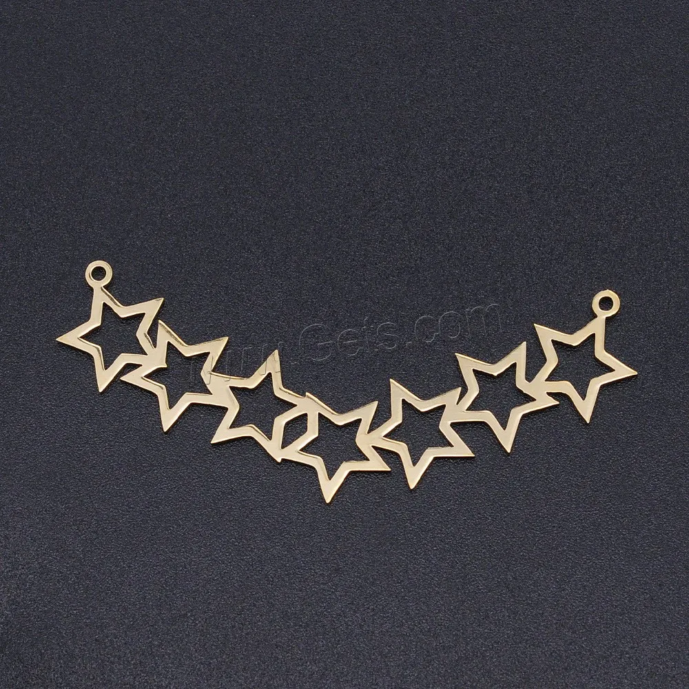 201 Stainless Steel Charm Connector Star Shaped For Jewelry Diy Making ...