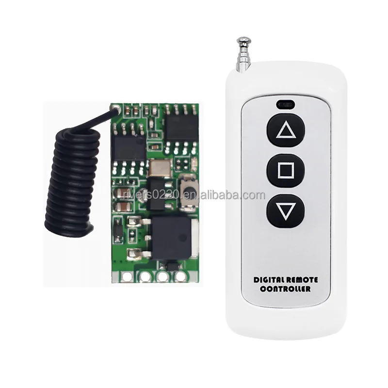 Wireless Remote Control DC Motor Speed Controller for Smart Home
