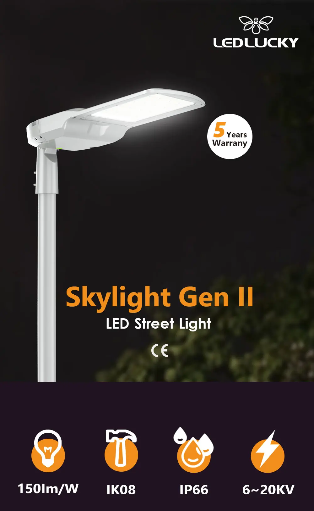 Outdoor Decorative Street Lights Enec High Luminosa Efficiency 20w Led ...