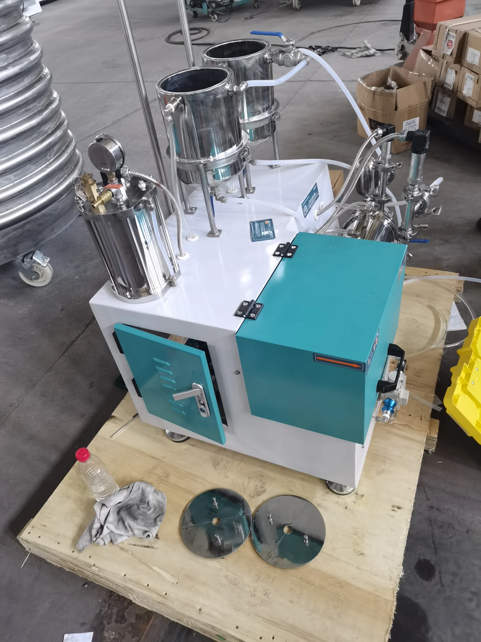 0.5l1.0l Small Investment Horizontal Mill Machine For Paint Pigment Ink ...