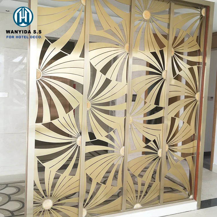 Luxury Fashion Style Stainless Steel Decorative Wall Partition Room ...