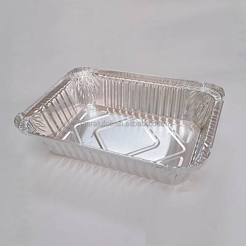 Disposable Food Packaging Aluminum Dishes Catering Tin Foil Food Tray ...