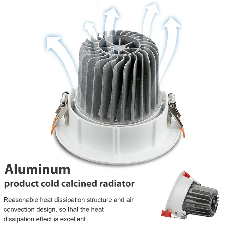 7w 12w 20w 30w Spot Light Modern Design Wide Beam Recessed Led ...