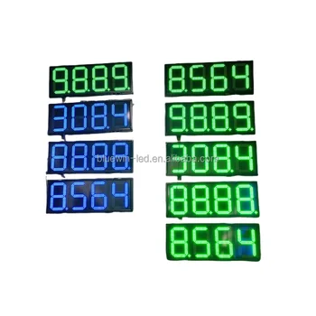 Outdoor Pole Pylon Sign Totem Filling Station Standing Led Gas Petrol ...