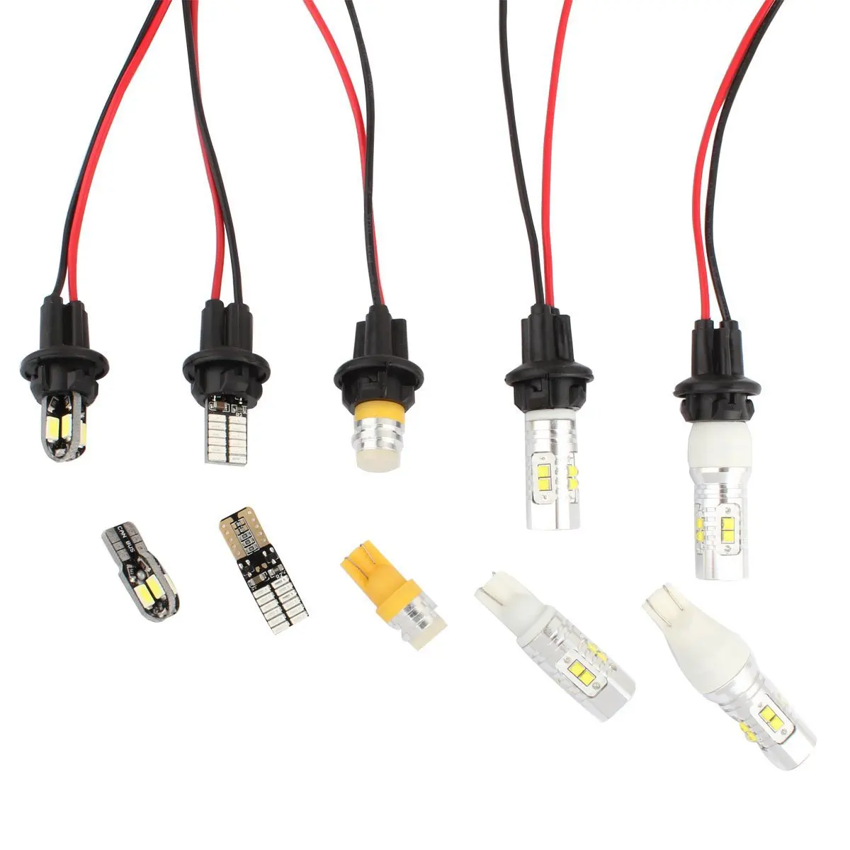 Skyearth Factory Offer T10 194 Round Pre-wired Female Socket For Led ...