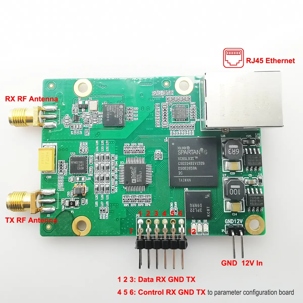 FPV Repeater Relay COFDM Wireless Ethernet Module 100M Bps