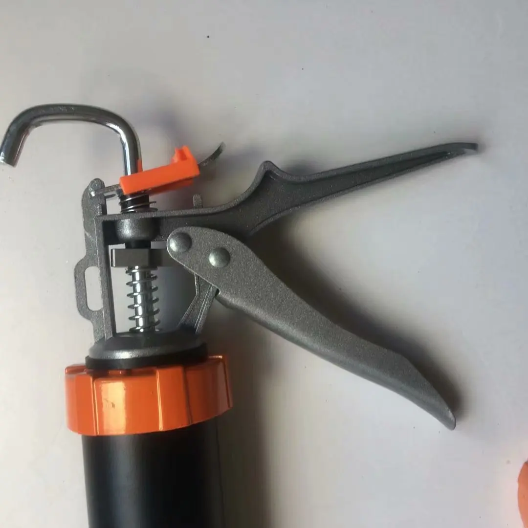 15 Inch Frosted Black 600ml Long Stroke Drip Proof Soft Glue Gun Rotary ...