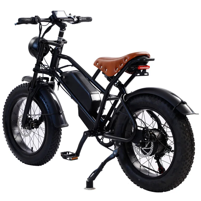 Double Motor 2 Wheel Drive 2000w Powerful Motor 17.5ah 26x4.0 Inch Fat ...