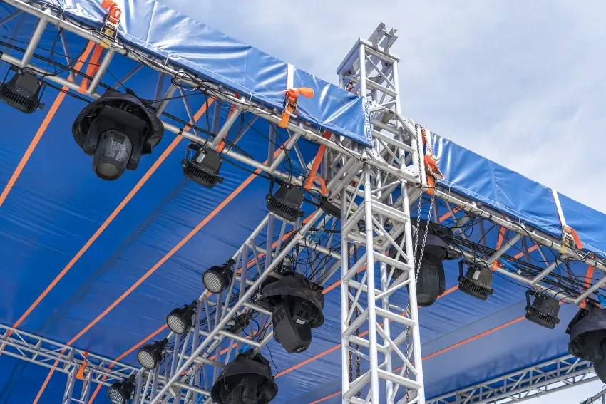 Heavy Duty Aluminum Frame Stage Goal Post Truss Spigot Square Box Gate ...